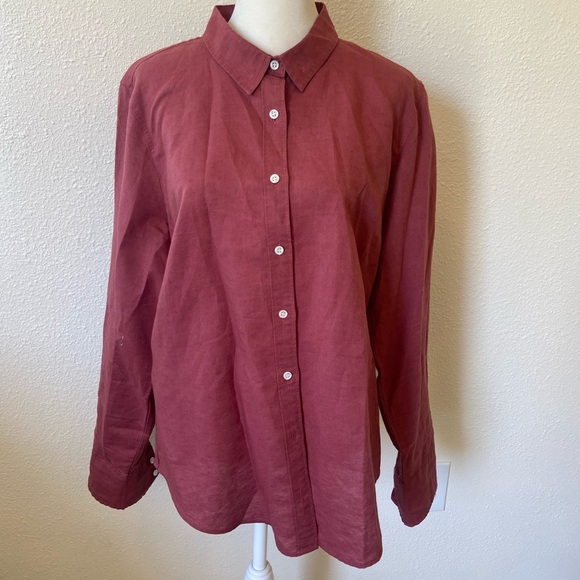 J. Crew | Tops | J Crew Linen Shirt | Poshmark
